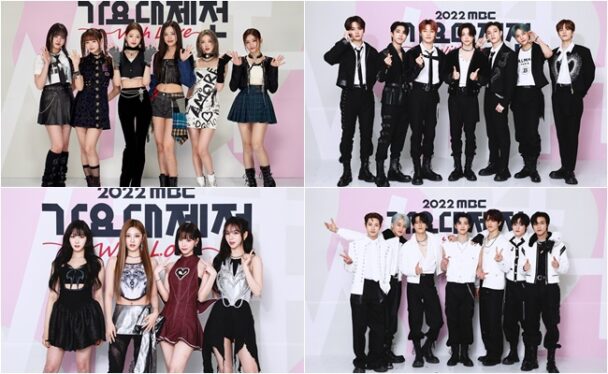 「2022 MBC歌謡大祭典」フォトウォール写真公開：IVE, aespa, ドリム, スキズ, イリチル, ドボ.... - デバク