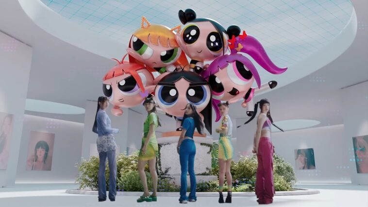 ニュージーンズ、先行曲「New Jeans」MV公開 - パワーパフガールズとコラボ - デバク